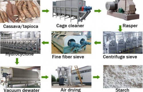 How to start cassava starch processing business?